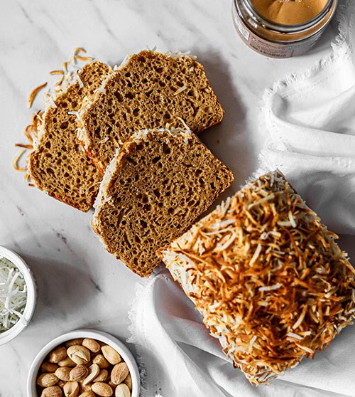 QUEQUE DE COCO CON MANTEQUILLA DE MANÍ - Healthy Path Co